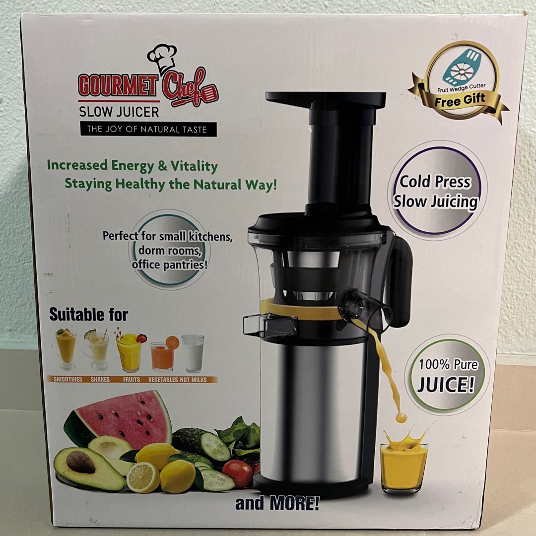 Gourmet Chef Slow Juicer (AJE368), TV & Home Appliances, Kitchen ...