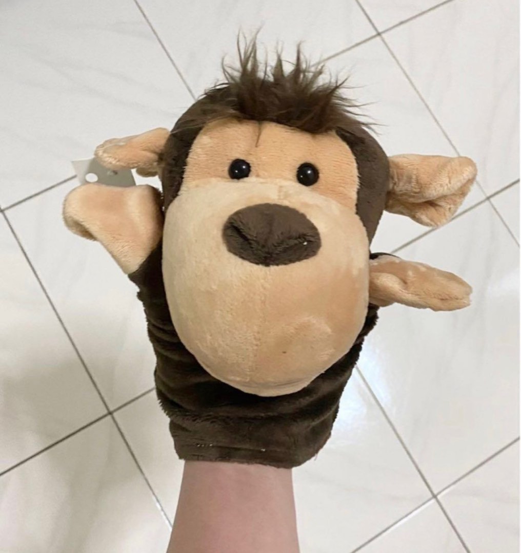Hand puppet monkey, Hobbies & Toys, Toys & Games on Carousell