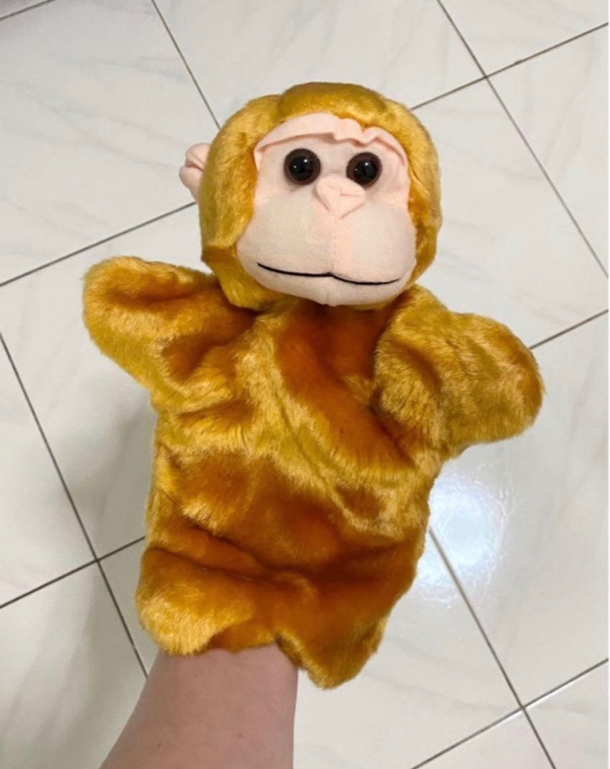 Hand puppet monkey, Hobbies & Toys, Toys & Games on Carousell