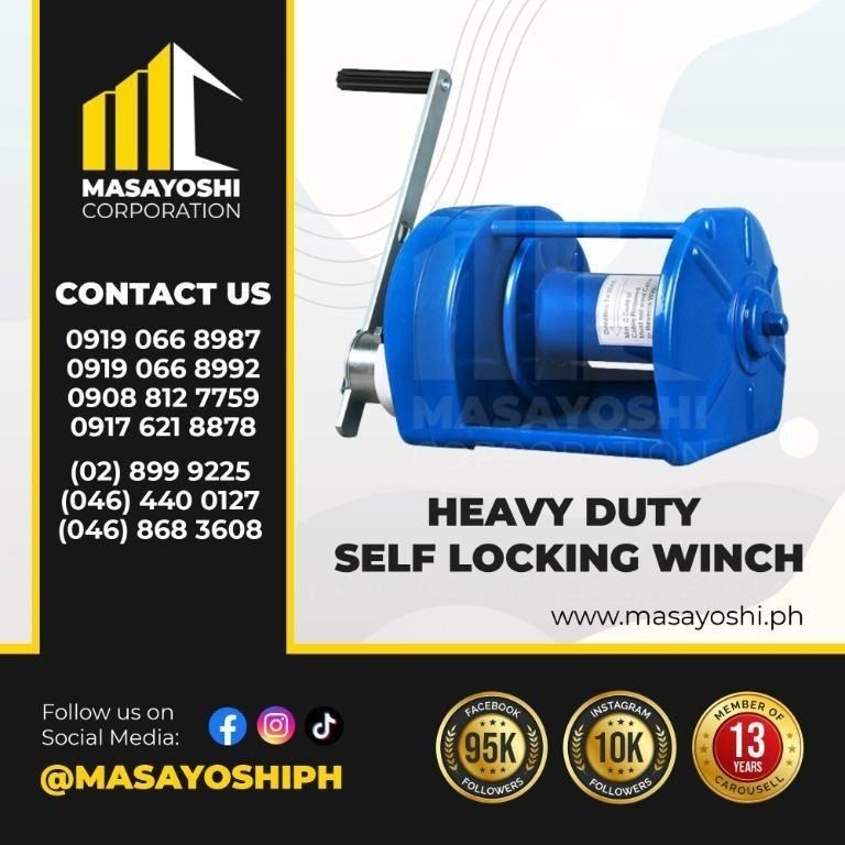 Heavy Duty Self Locking Winch | Winches | Hand Winch | Harbor Freight ...