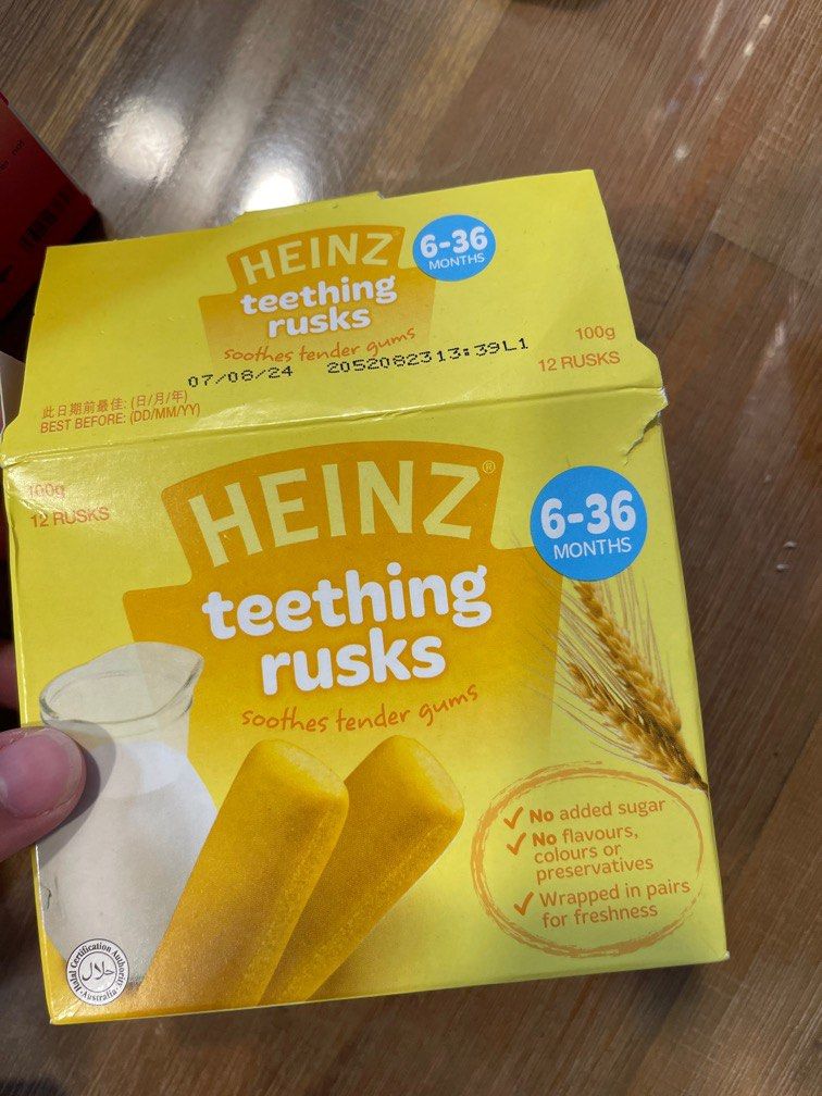Heinz teething rusks, Babies & Kids, Nursing & Feeding, Weaning ...