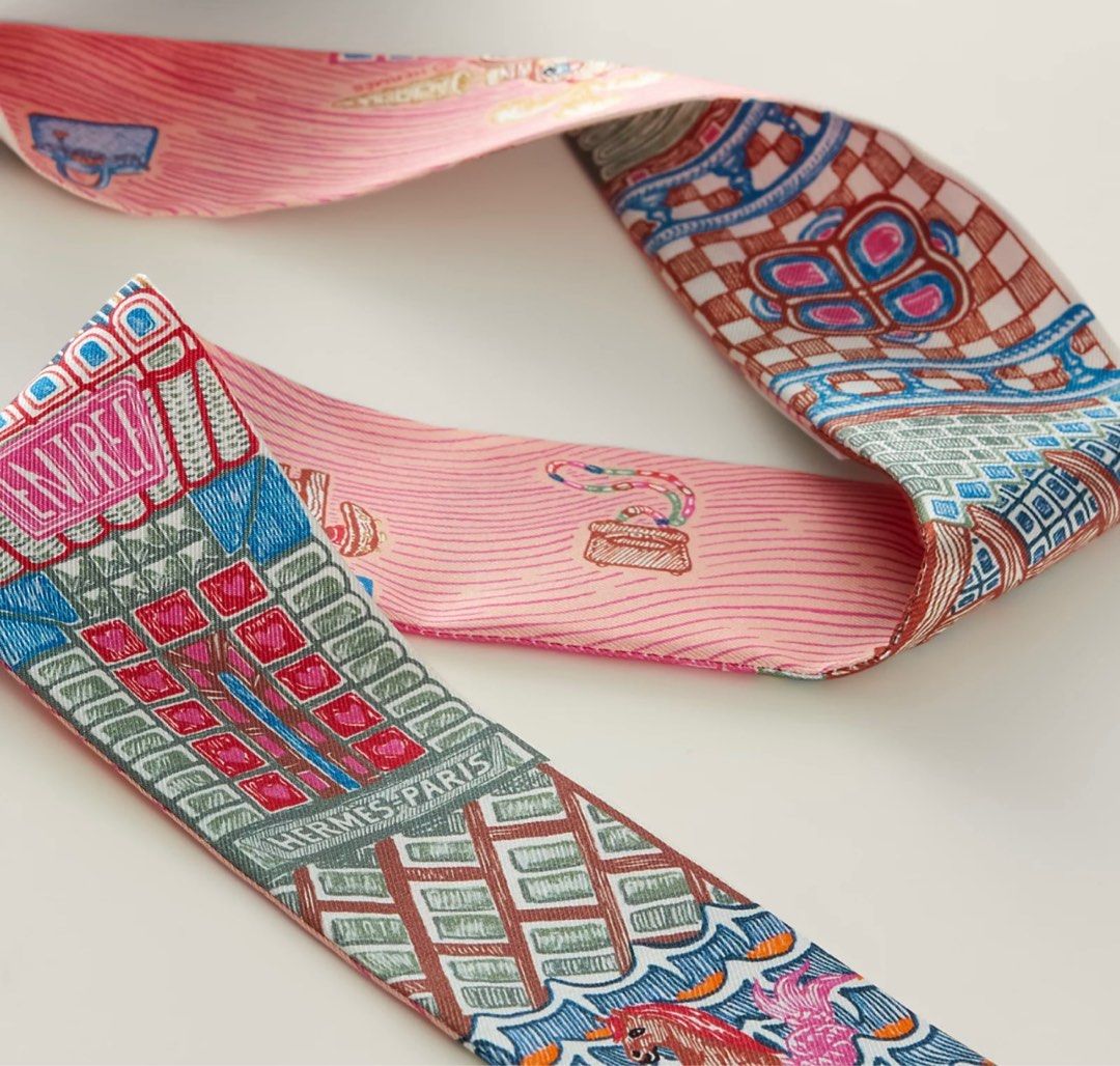 Hermes Super Silk Quest Twilly, Luxury, Accessories on Carousell