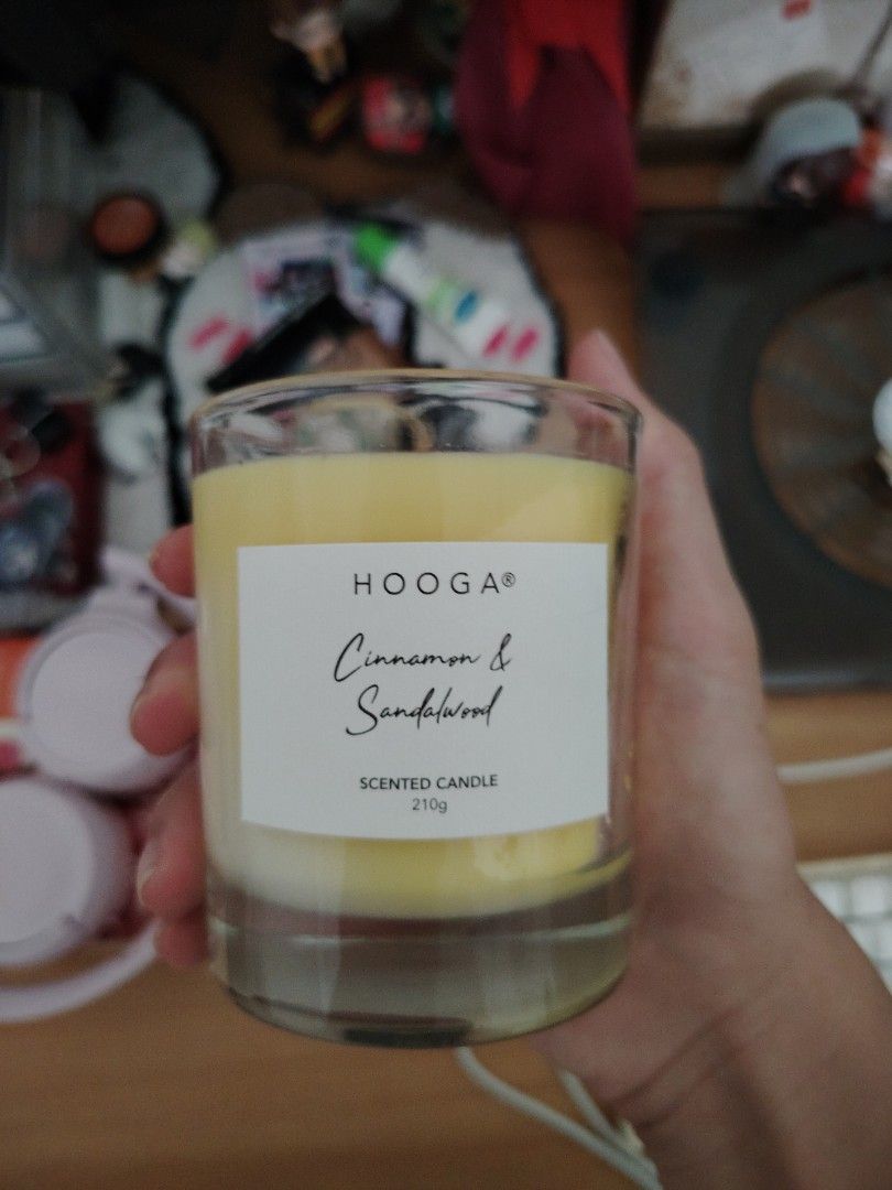 Hooga scented candle, Furniture & Home Living, Home Fragrance on Carousell