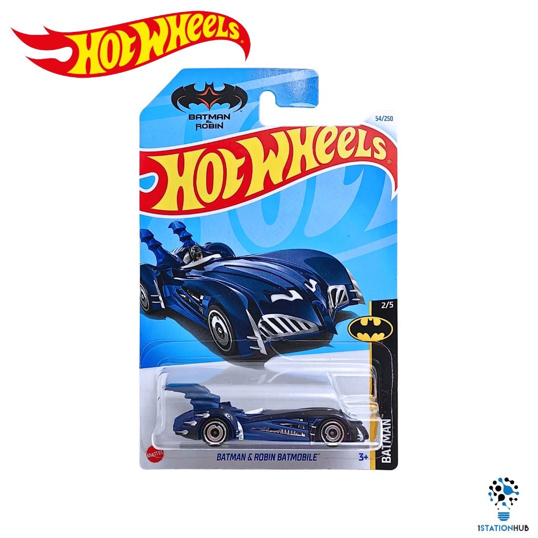 Hot Wheels BATMAN & ROBIN Batmobile | Dark Blue (54/250) | Mattel Cars ...