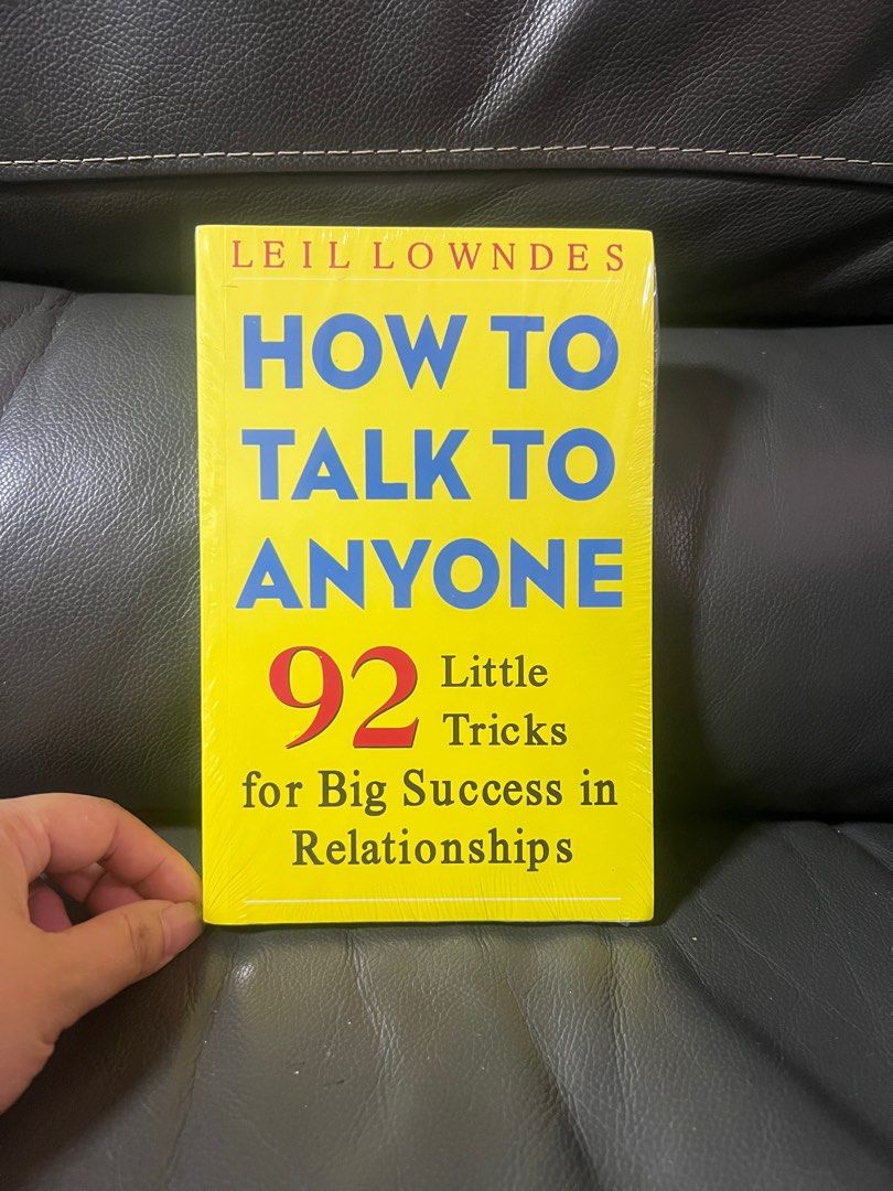 【現貨】How to Talk to Anyone: 92 Little Tricks for Big Success in Relationships by Leil Lowndes, 興趣 ...