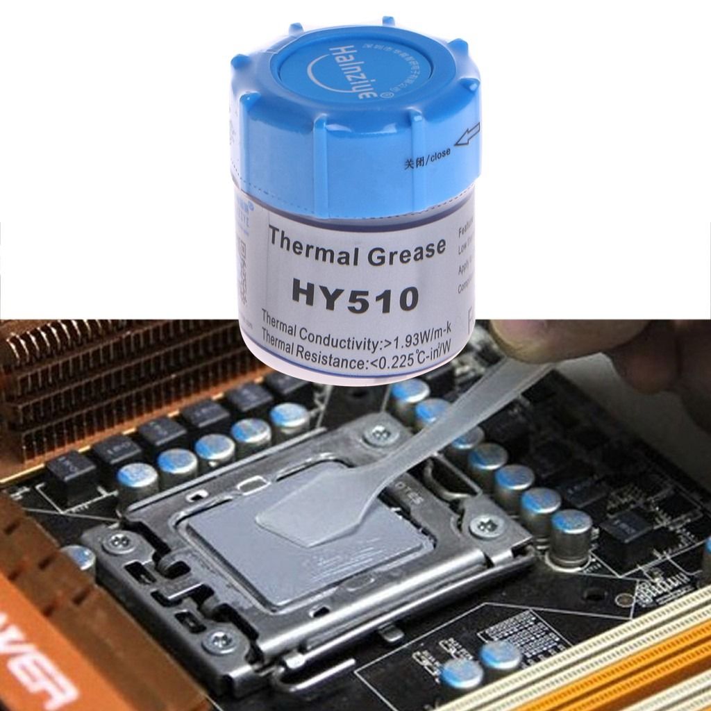 HY510 CPU Silicone Heatsink Thermal Paste Compound 15g with Applicator ...