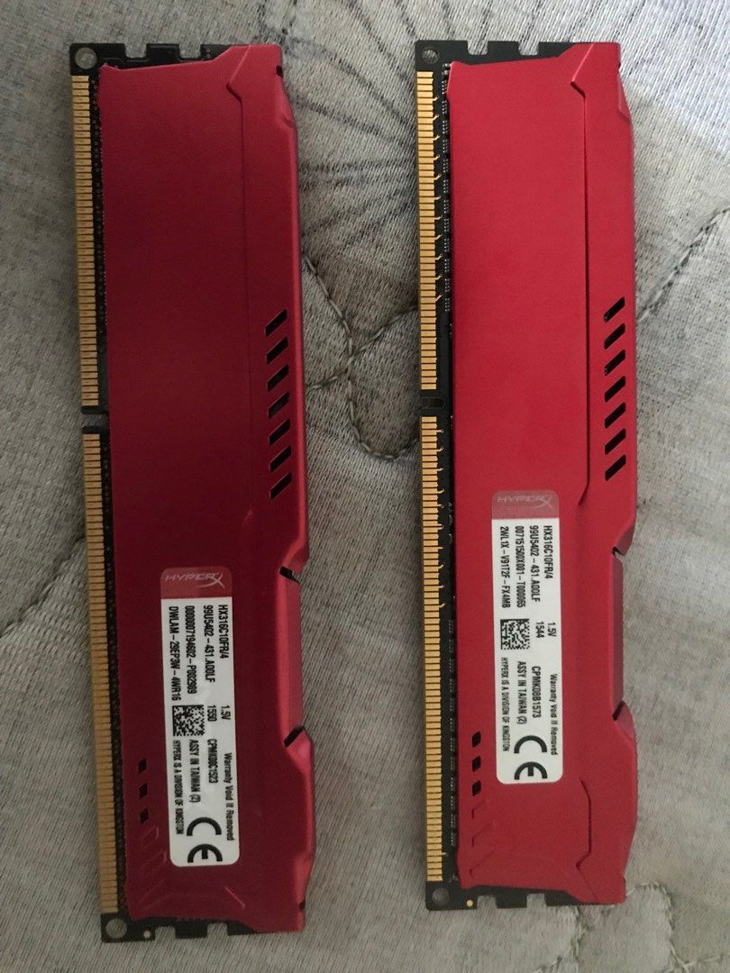 HyperX Fury Red (DDR 3 - 8GB), Computers & Tech, Parts & Accessories ...