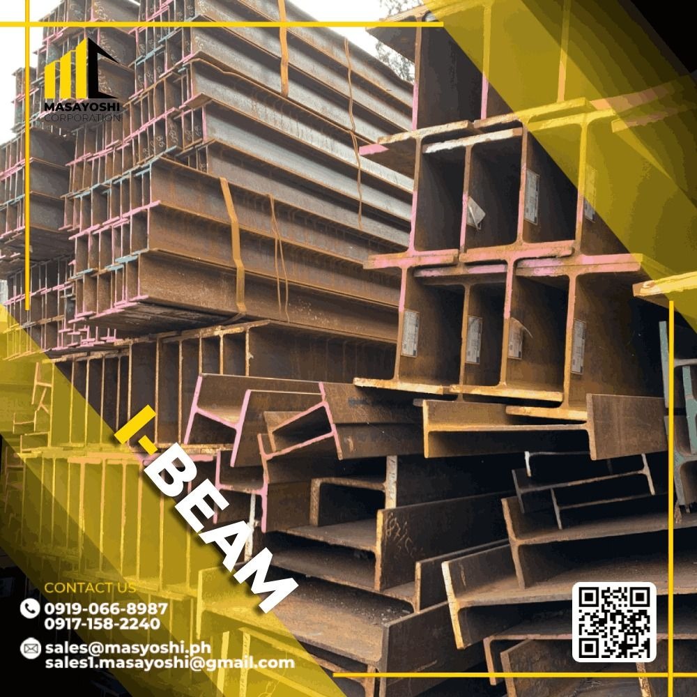 I BEAM, WIDE FLANGE 6 X 4 9# 6MTRS, Ibeam, Angle Bar, Cyclone Wire ...