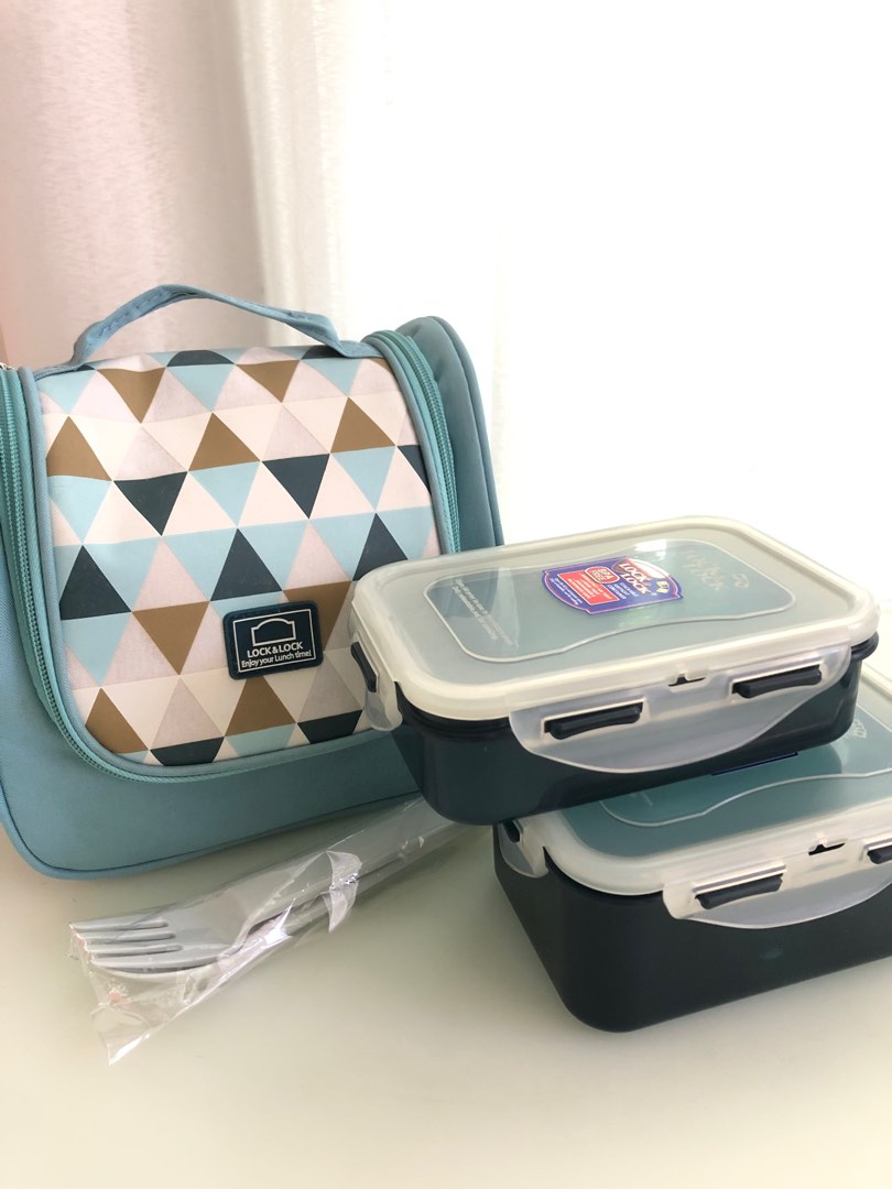Insulated Lunch Box Set (NEW), Furniture & Home Living, Kitchenware ...