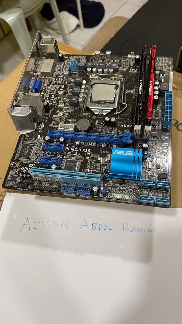 Intel mother board + cpu + ddr, Computers & Tech, Desktops on Carousell