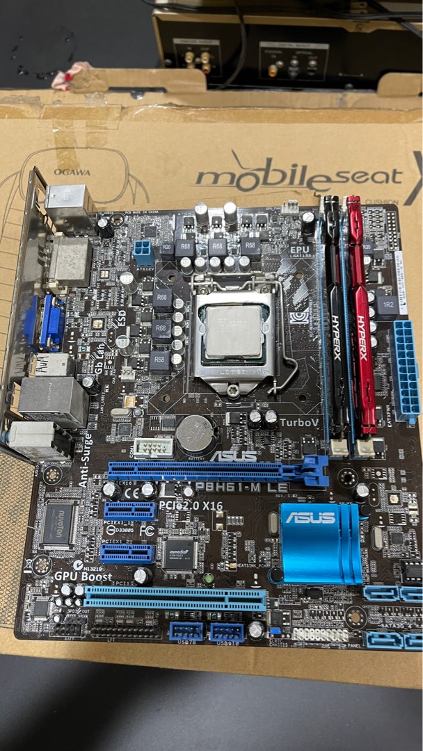Intel mother board + cpu + ddr, Computers & Tech, Desktops on Carousell