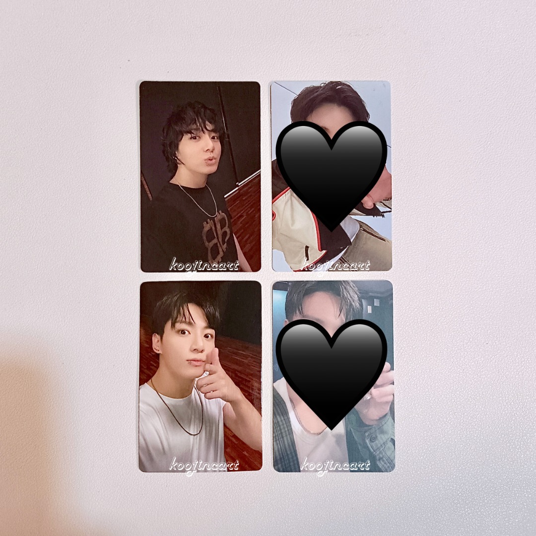 JK Golden Lucky Draw PC SET ONHAND on hand wts lfb ph bts jungkook solo ...