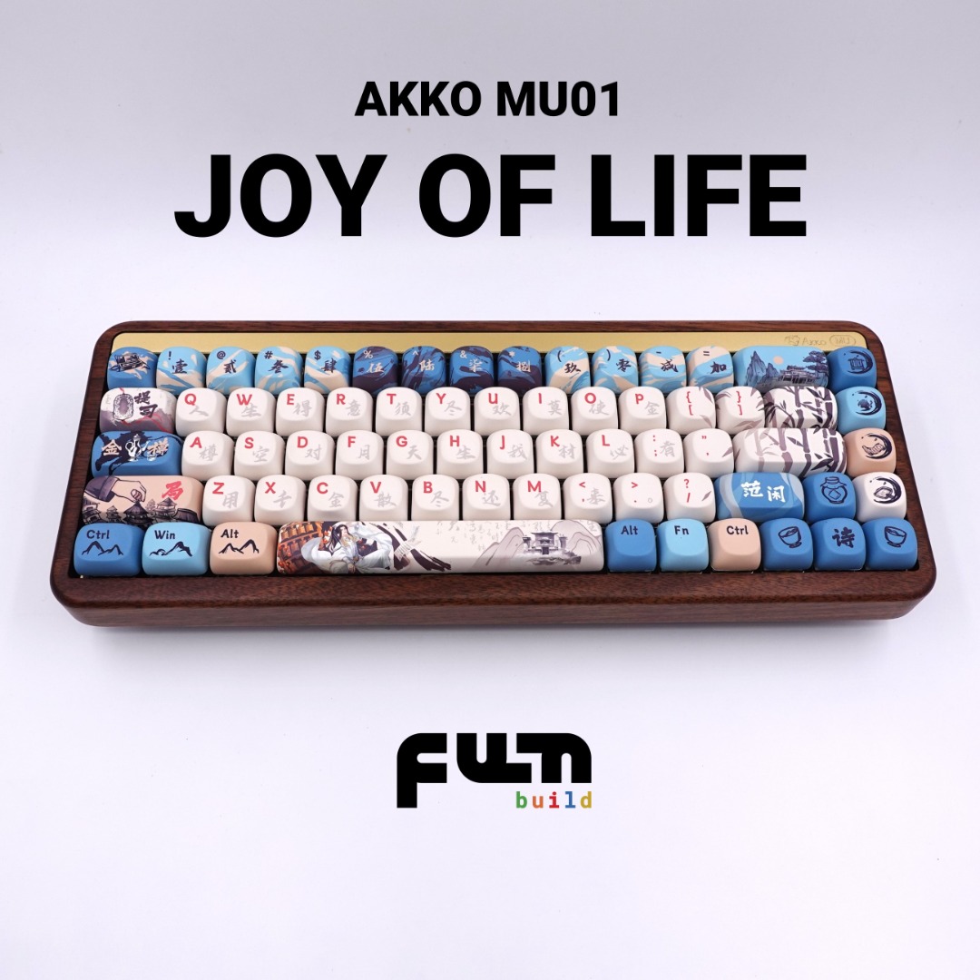 [JOY OF LIFE] AKKO MU01 Mechanical Keyboard Fully Built Ready to Use ...