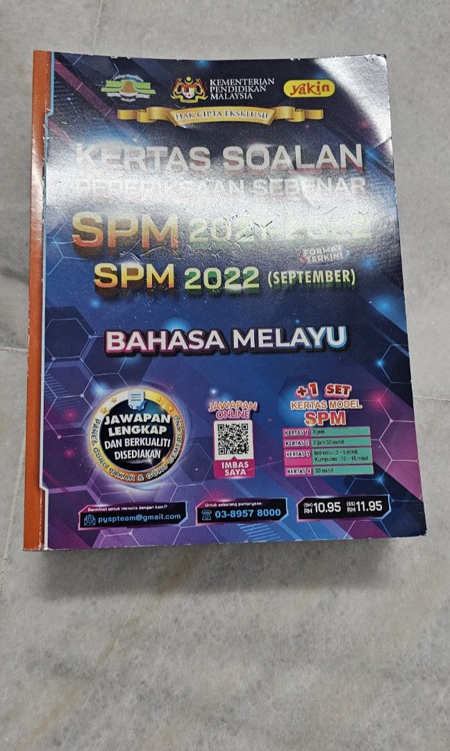 Kertas Soalan Peperiksaan Sebenar SPM 2021-2022(BUNDLE 8 subjek ...