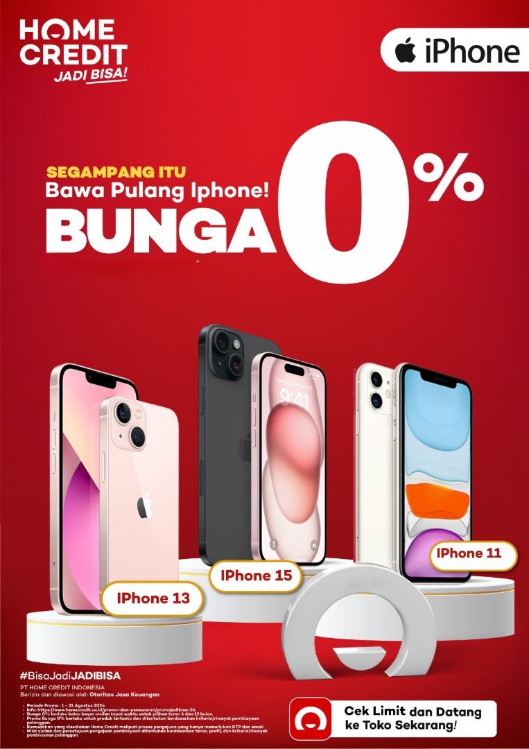 Kredit Apple iPhone 15 128Gb Resmi iBox bisa cicilan tanpa Cc free 2 ...