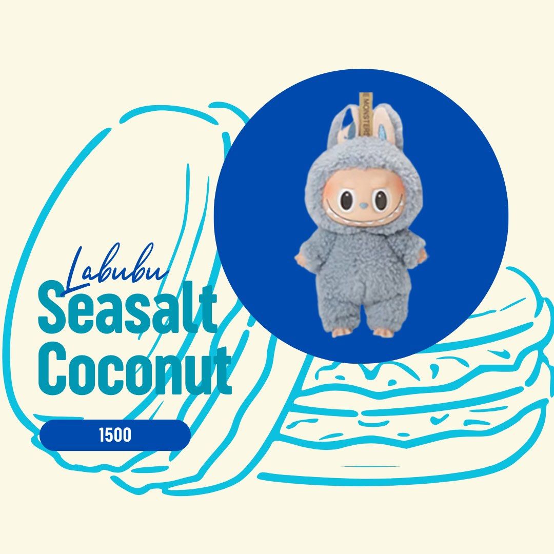 Labubu Seasalt Coconut, Hobbies & Toys, Toys & Games on Carousell