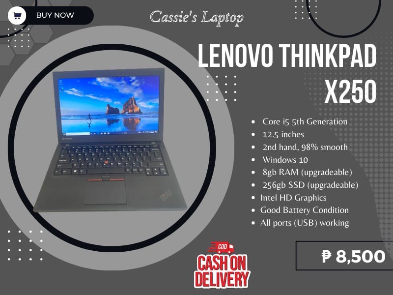 Lenovo Thinkpad x250 (i5 5th gen), Computers & Tech, Laptops ...