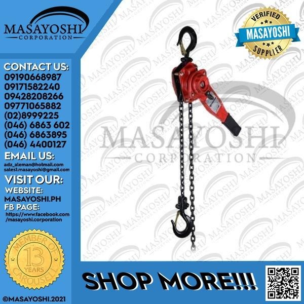 Lever Block 3T x 1.5M | Lifter | Construction Equipment | Construction ...