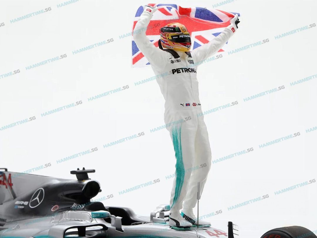 (IN-STOCK) Lewis Hamilton 2017 Mexico GP 4x World Champion Mercedes-AMG ...