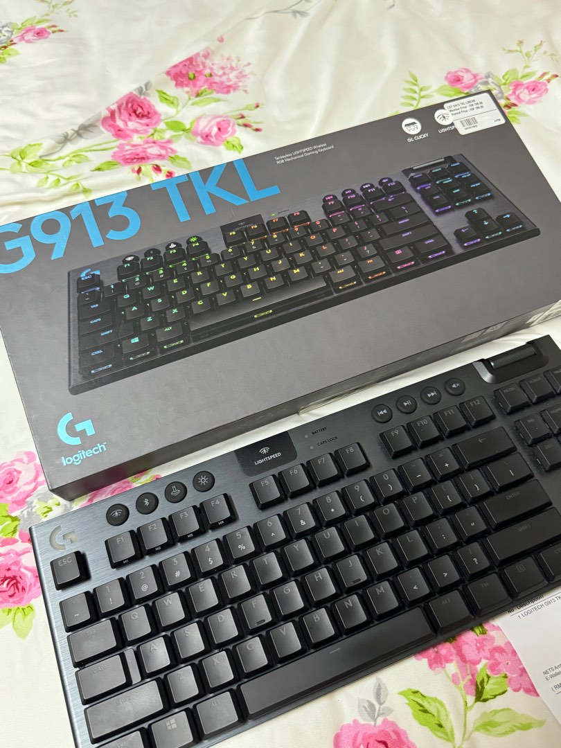 Logitech G913 Tkl Gaming Keyboard Computers And Tech Parts And Accessories Computer Keyboard On