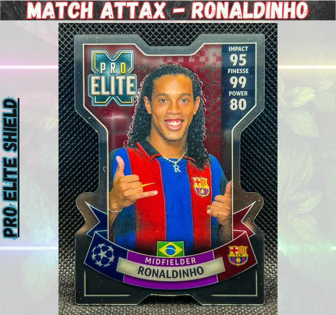 Match Attax: Ronaldinho Pro Elite Shield, Hobbies & Toys, Toys & Games ...
