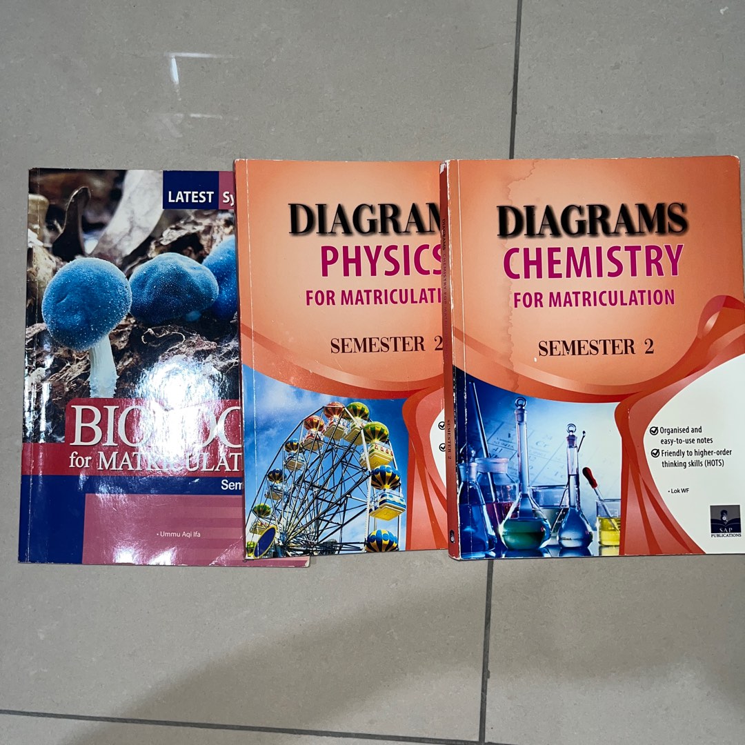 (1 SET 3 BOOKS) MATRICULATION SEM 2 REFERENCE BOOKS, Hobbies & Toys ...
