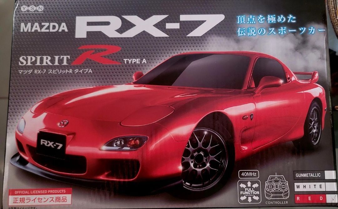 Mazda RX7 Remote control car, Hobbies & Toys, Toys & Games on Carousell