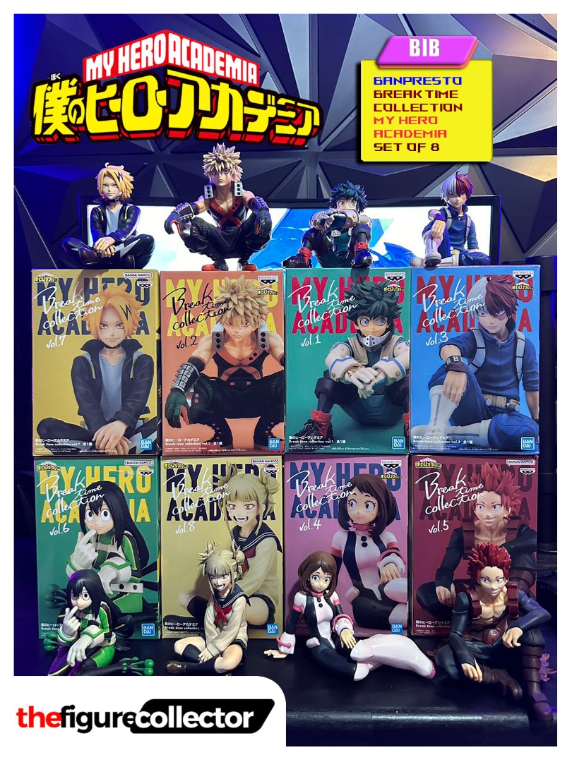 MHA BREAKTIME SET OF 8, Hobbies & Toys, Toys & Games on Carousell