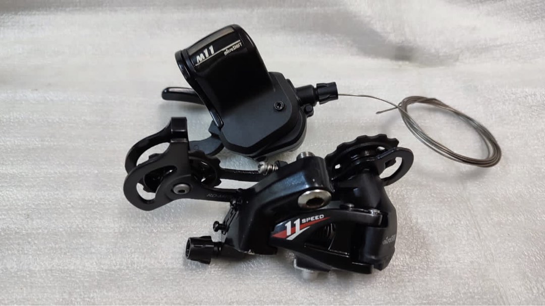 MICROSHIFT 11 SPEED REAR DERAILLEUR AND 11 SPEED SHIFTER., Sports ...