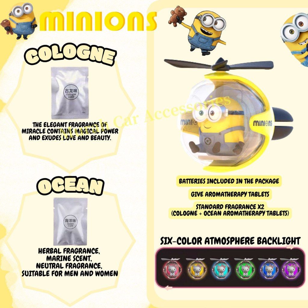 Minion car freshener, Beauty & Personal Care, Fragrance & Deodorants on ...