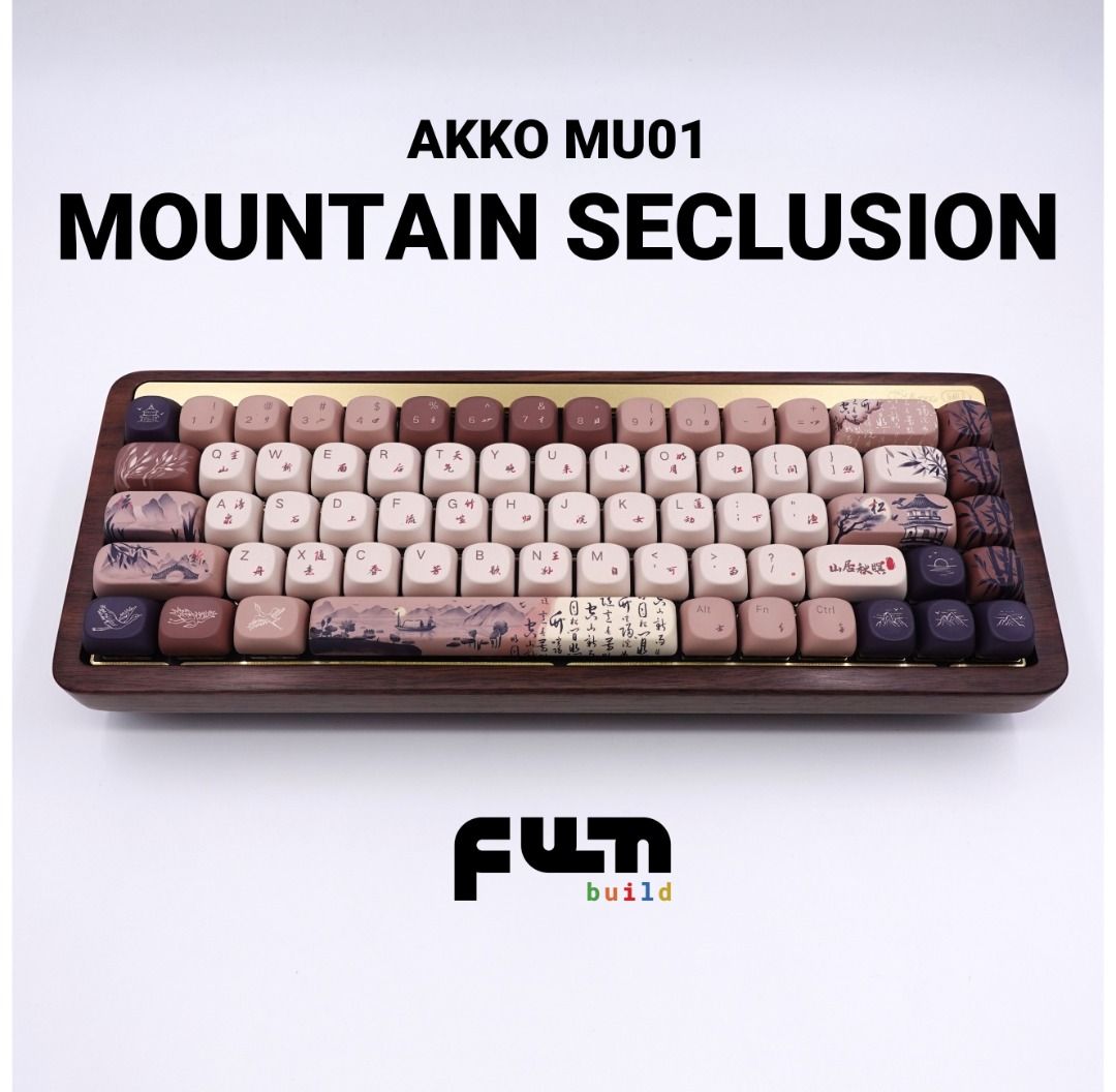 [MOUNTAIN SECLUSION] AKKO MU01 Mechanical Keyboard Fully Built Ready to ...