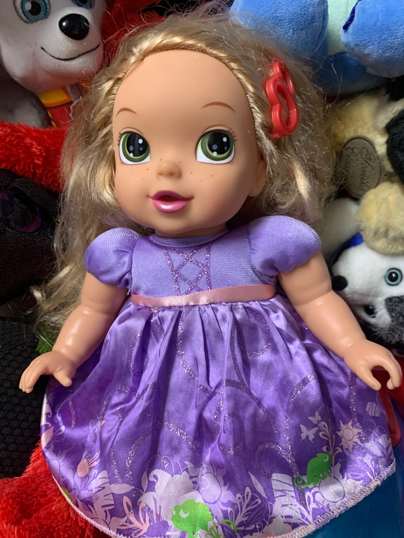 My First Disney Princess Tangled Rafunzel 12” Baby Doll Vinyl, Hobbies ...
