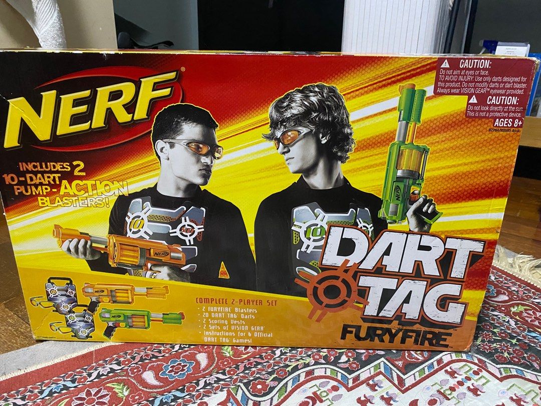 Nerf Dart Tag Fury Fire Set, Hobbies & Toys, Toys & Games on Carousell