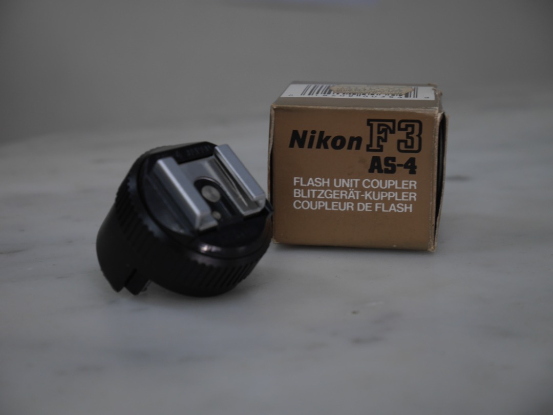Nikon AS-4 hotshoe coupler, Photography, Photography Accessories ...