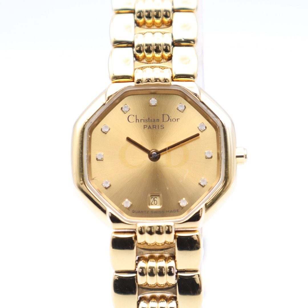 Octagon Ladies Watch Quartz GP (Gold Plated) Gold, Luxury, Watches on ...