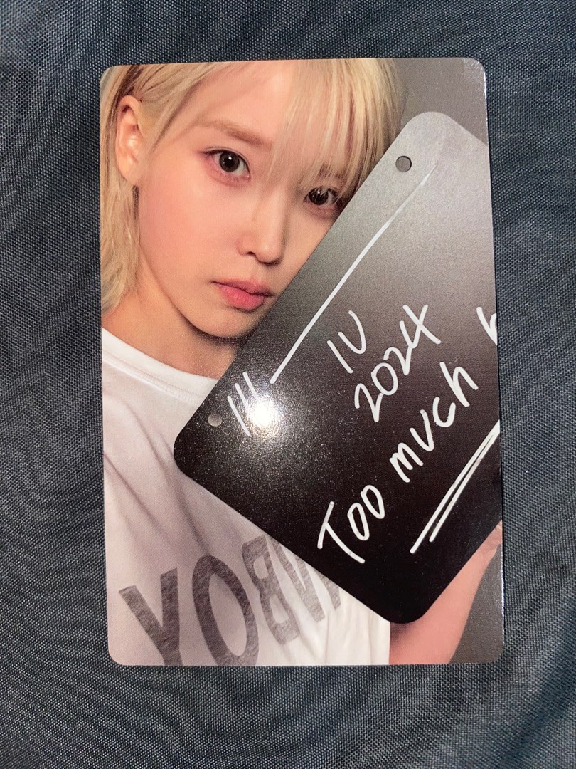 OFFICIAL IU Photocard IU The Winning Photocard IU Album Photocard ...
