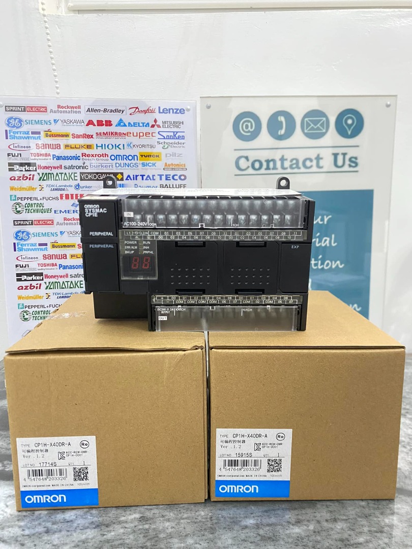 OMRON CP1H Series PLC CPU | CP1H-X40DR-A, Commercial & Industrial, Construction Tools ...