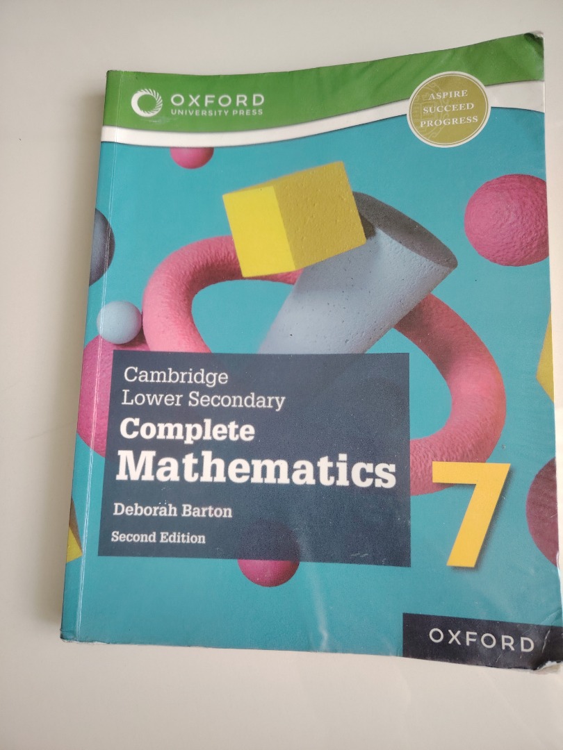 OXFORD CAMBRIDGE LOWER SECONDARY COMPLETE MATHEMATICS STUDENT BOOK 7, Hobbies & Toys, Books ...