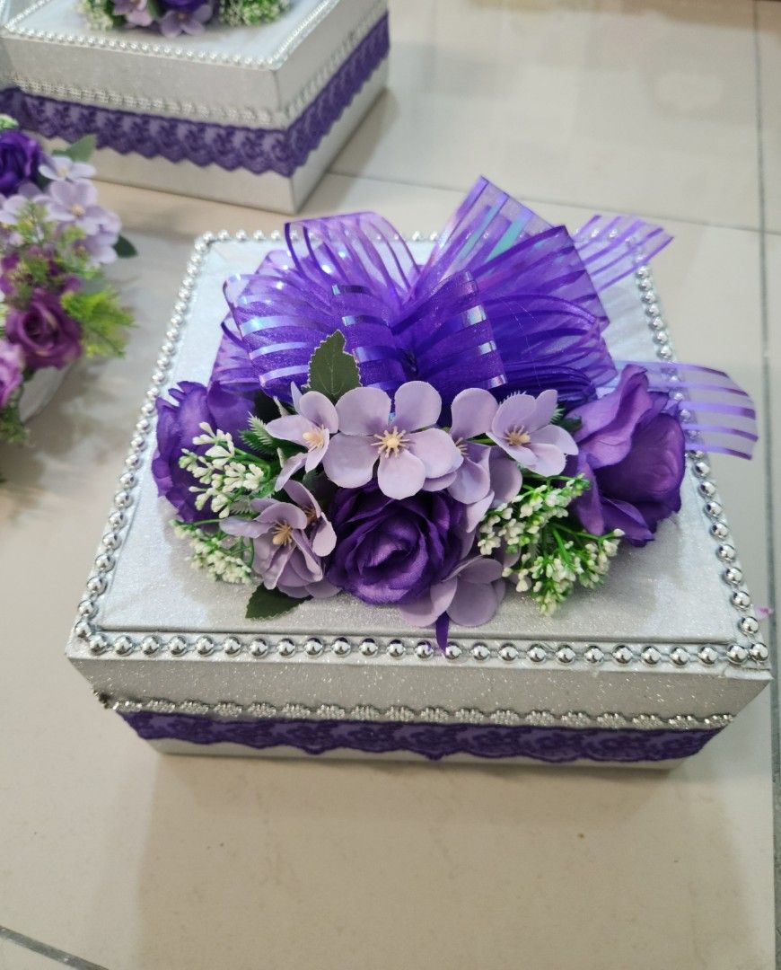 Pre-Loved Hantaran Boxes & Dulang Mockup, Hobbies & Toys, Stationery ...
