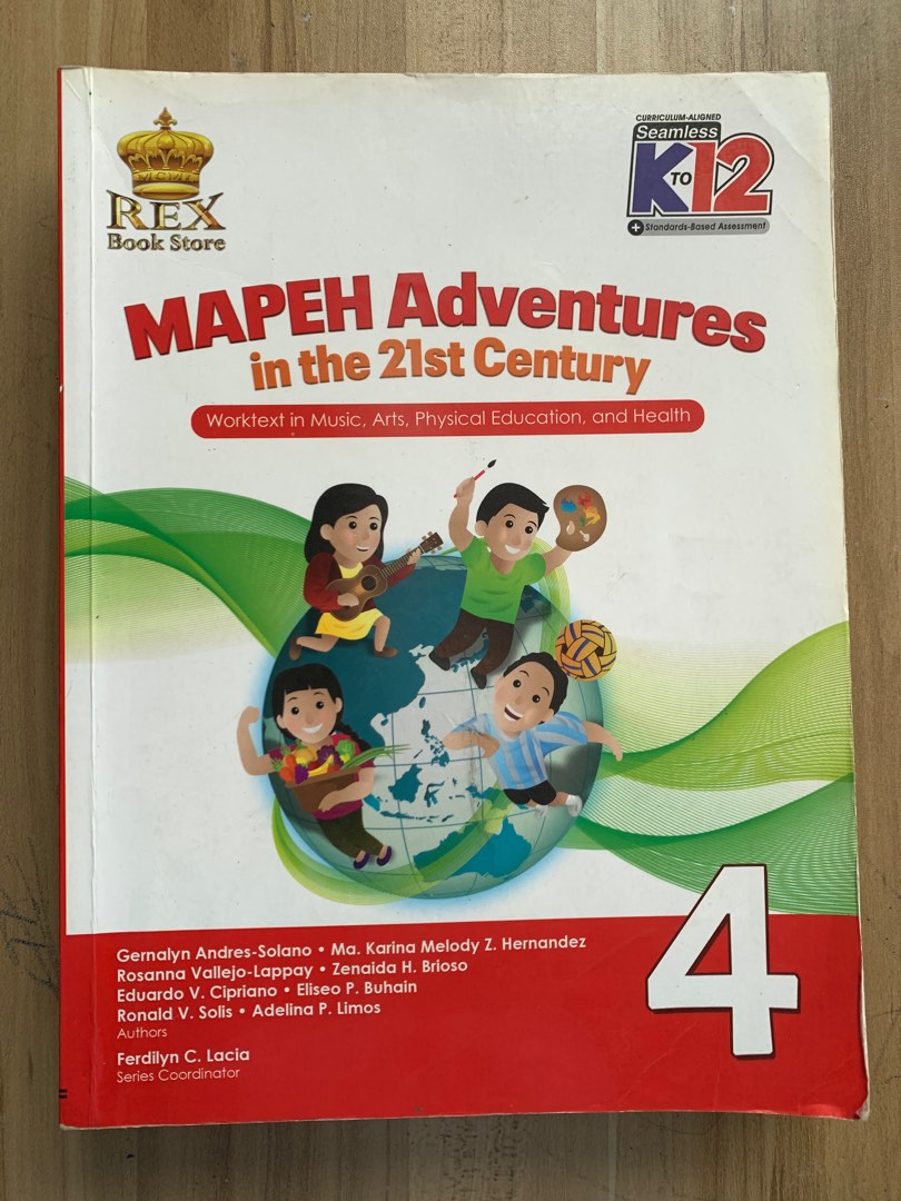 Preloved school books MAPEH Robotek Values Unfolding, Hobbies & Toys ...