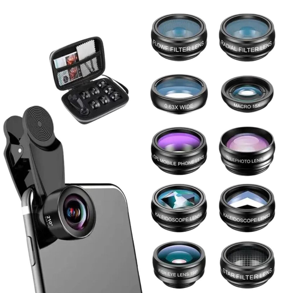 Proocam 10 in 1 camera HD Lens Kit for phone lens XH-1001, Photography ...