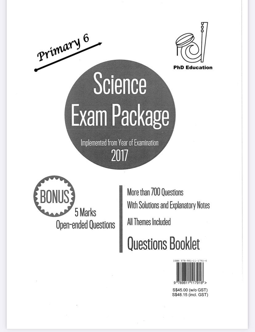 PSLE SCIENCE EXAM Package, Hobbies & Toys, Books & Magazines ...