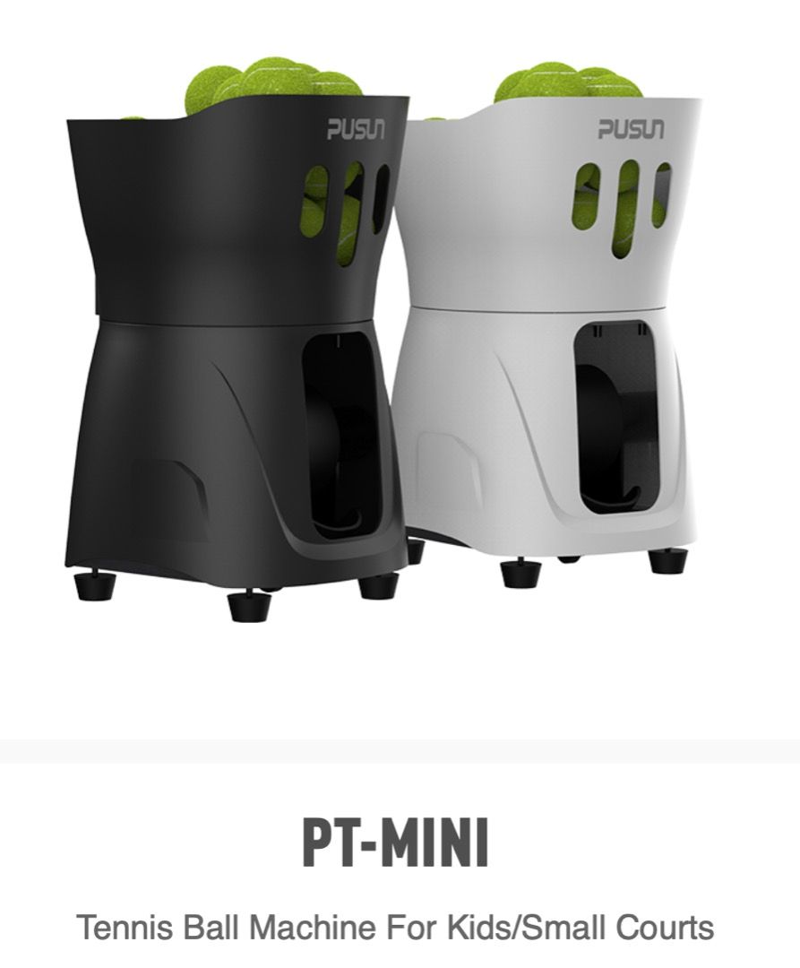 PUSUN Tennis /PickleBall Tennis Ball Machine Mini Compact Outdoor ...