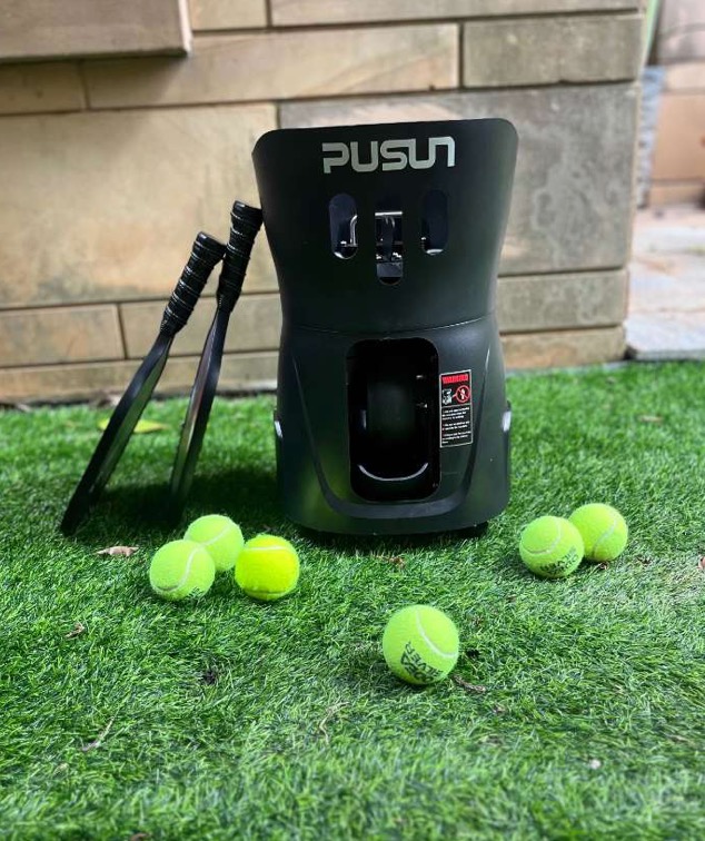 PUSUN Tennis /PickleBall Tennis Ball Machine Mini Compact Outdoor ...