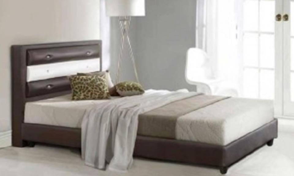 PVC Bed Katil White Bed Divan Bed, Furniture & Home Living, Furniture ...