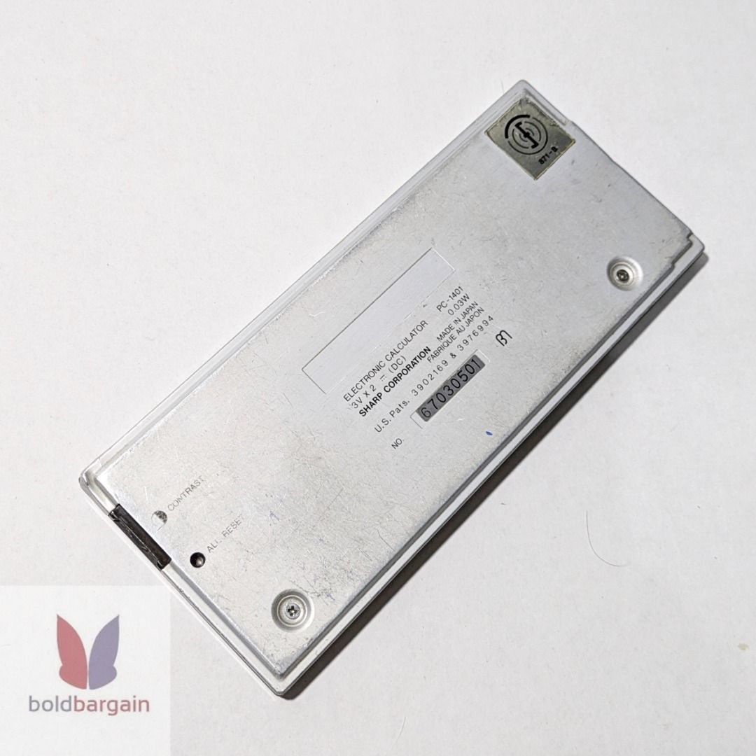 Rare Vintage SHARP PC-1401 Pocket Computer Scientific Calculator Made in Japan, Hobbies & Toys ...