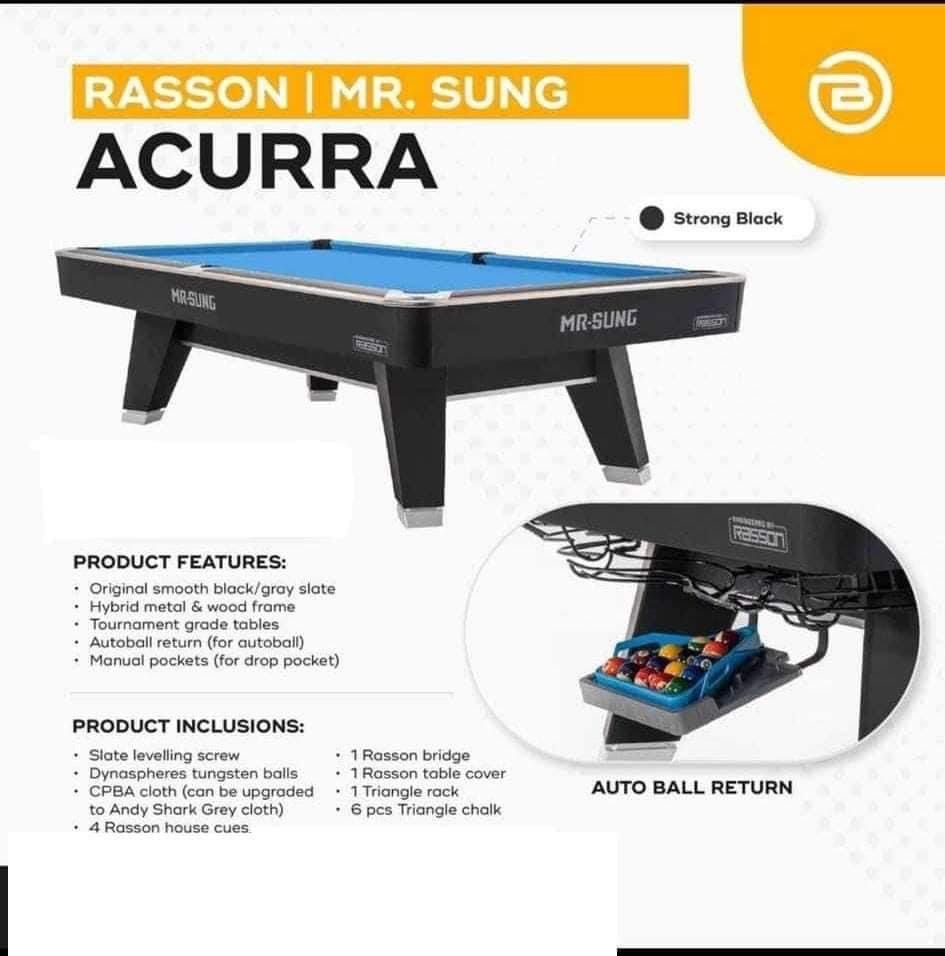 Rasson Accura Billiard Table AutoBall, Sports Equipment, Sports & Games ...