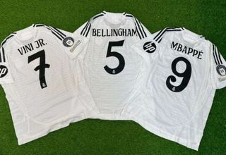 Real Madrid 24/25 HOME KIT (MBAPPE/BELLINGHAM/VINI) PLAYER VERSION/FAN VERSION, Men's Fashion ...