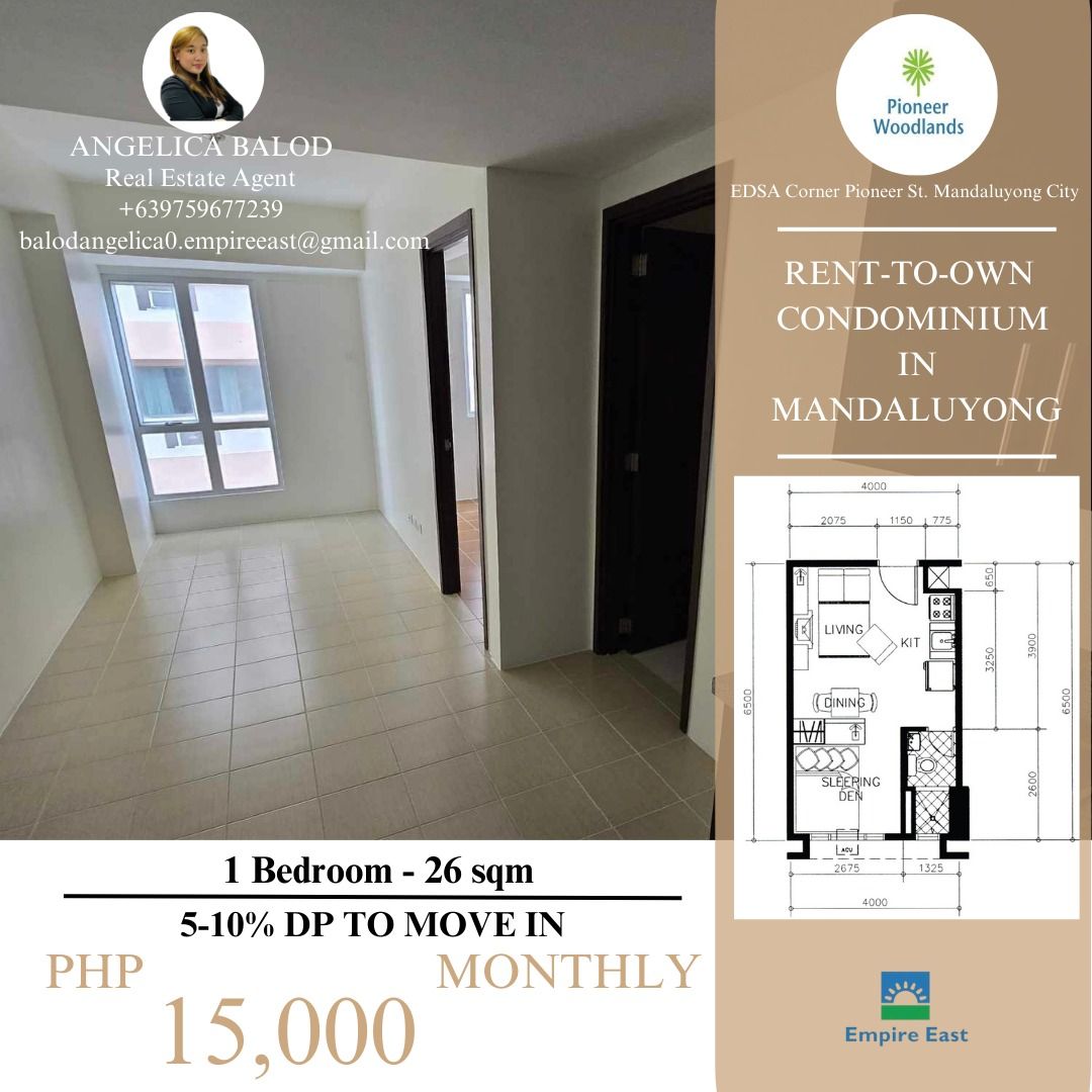 RENT TO OWN CONDO READY FOR OCCUPANCY IN MANDALUYONG THE PIONEER ...