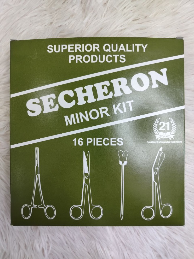 SECHERON MINOR KIT 16 PIECES, Health & Nutrition, Medical Supplies ...